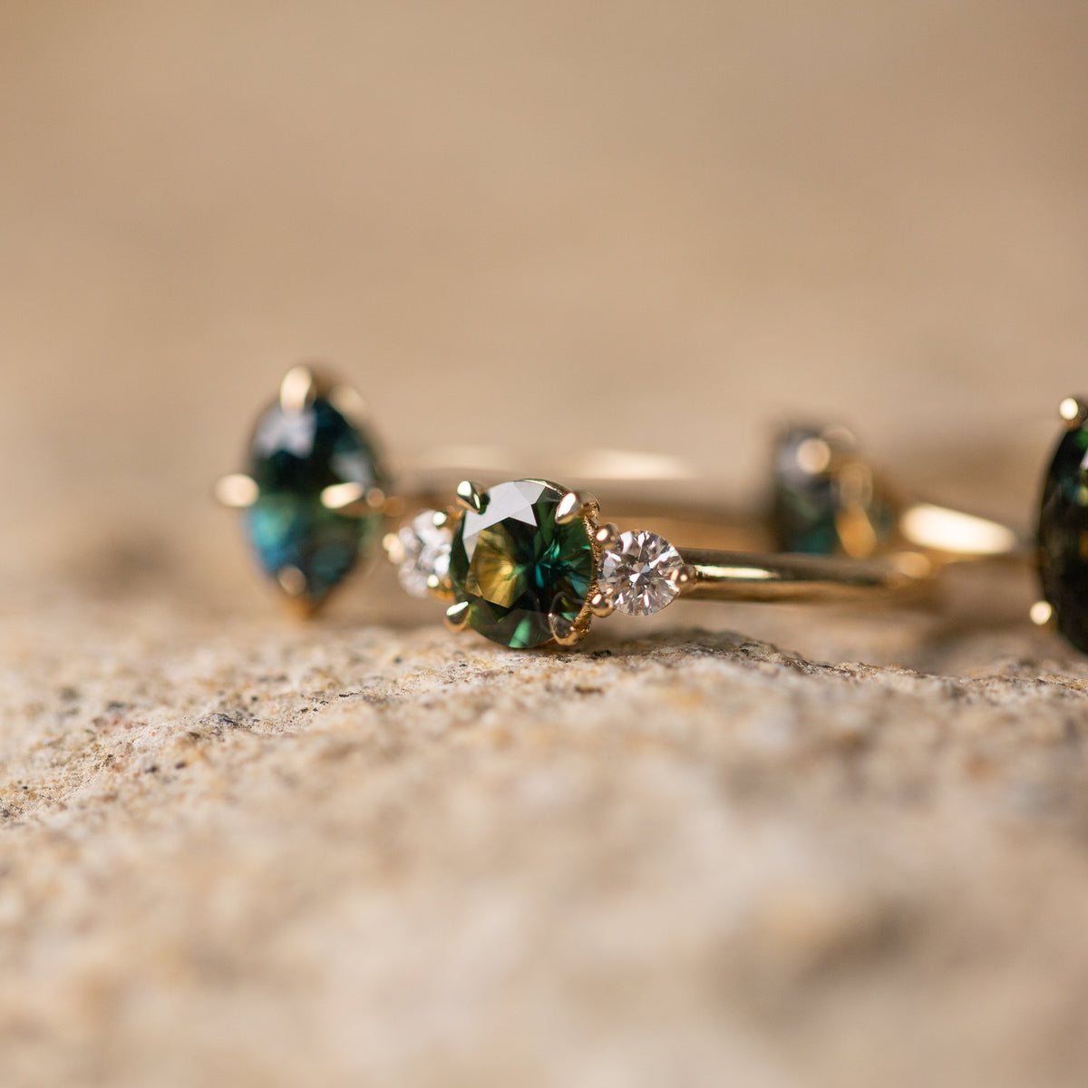 Ring Settings – Violet Gray Design