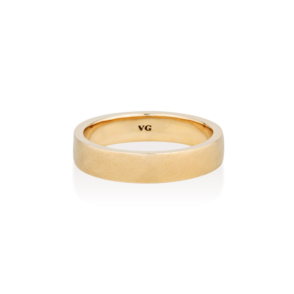 Mens Wedding Ring | Angular – Violet Gray Design