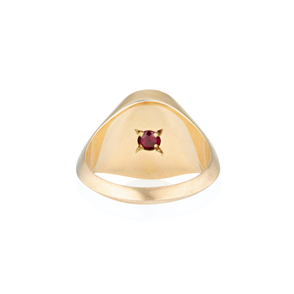 Signet Ring | Eir – Violet Gray Design